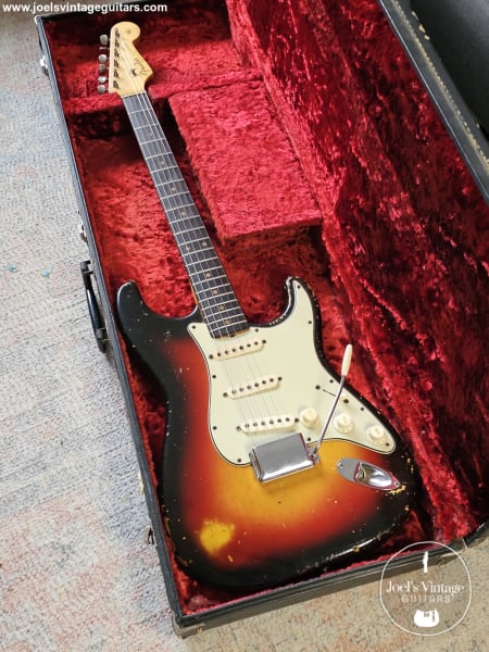 Joel's Vintage Guitars | Fender Stratocaster 1963 Sunburst w Canadian ...