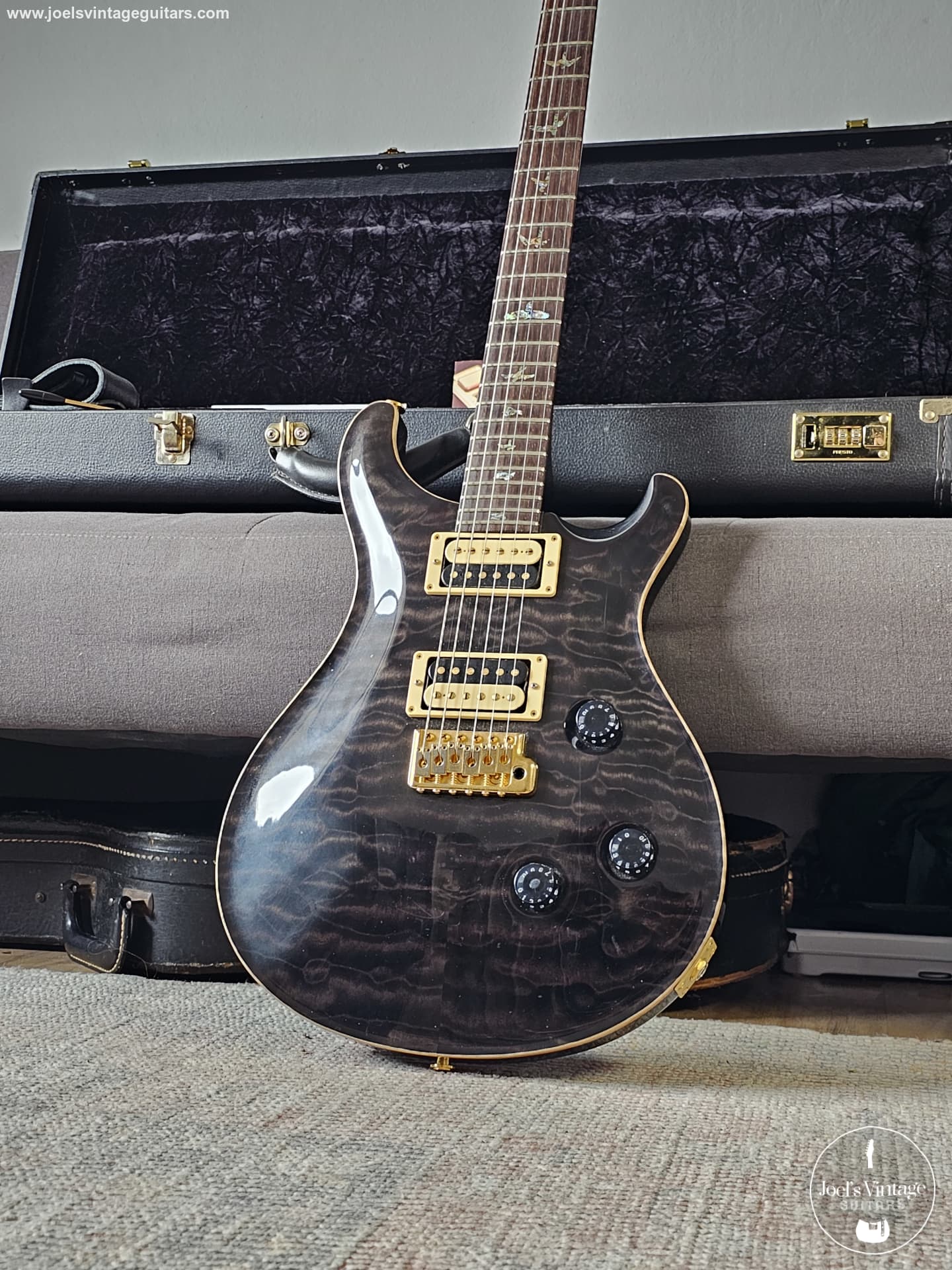 Joel's Vintage Guitars | PRS Custom 24 Artist 2007 Charcoal Burst w ...